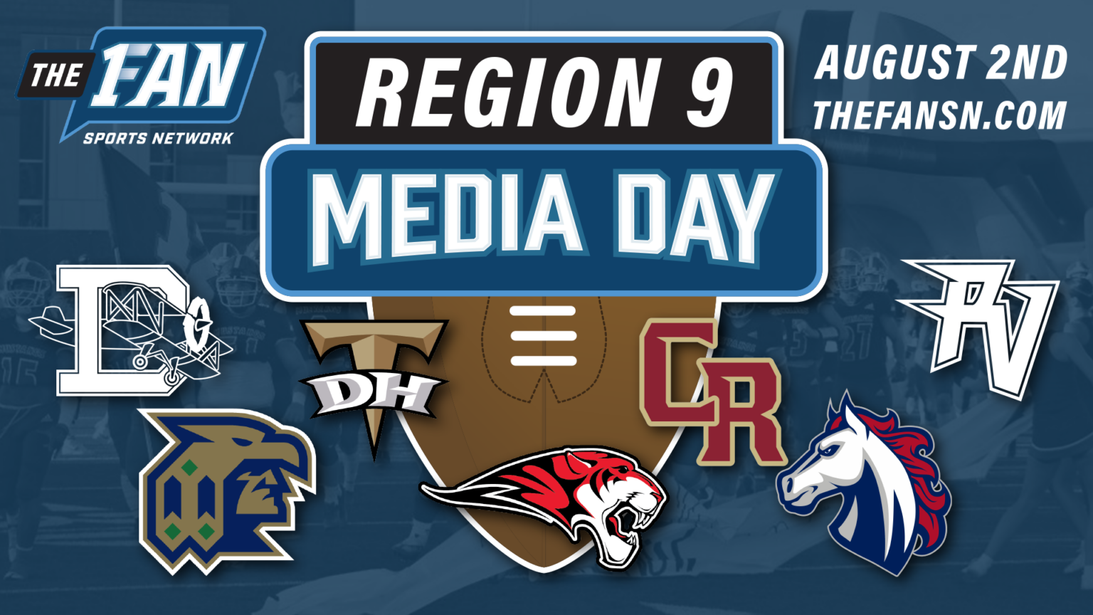 Region 9 Football Media Day - The Fan Sports Network